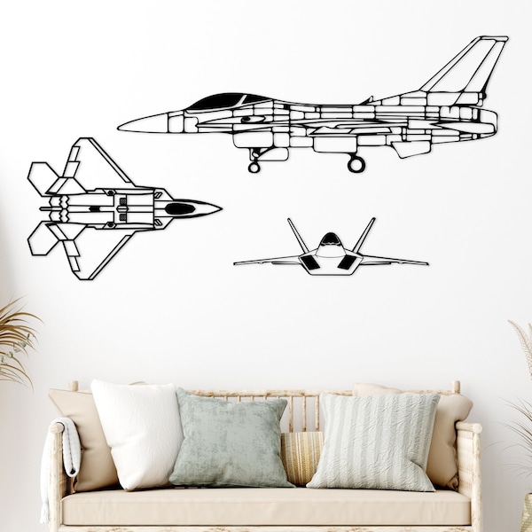 Airplane Metal Art - Etsy