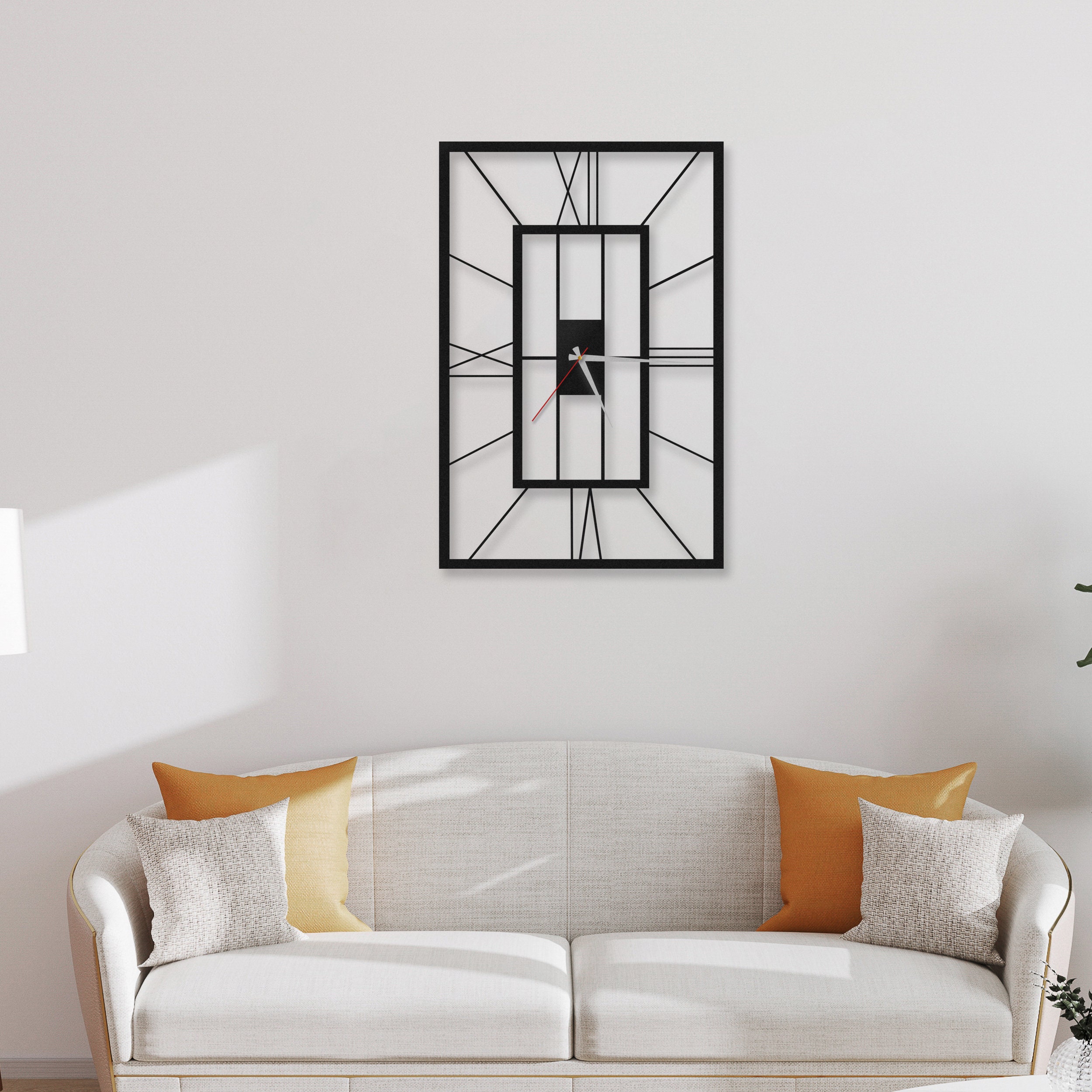 Metal Wall Decor Metal Wall Art Rectangle Design Metal Wall - Etsy UK