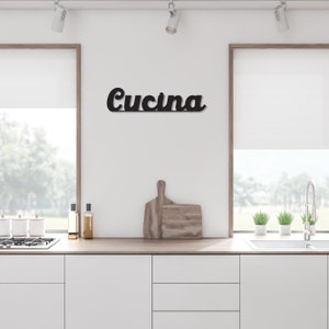Metal Decor, Cucina Sign, Cucina Wall Decor, Gift for Her, Metal Signs ...