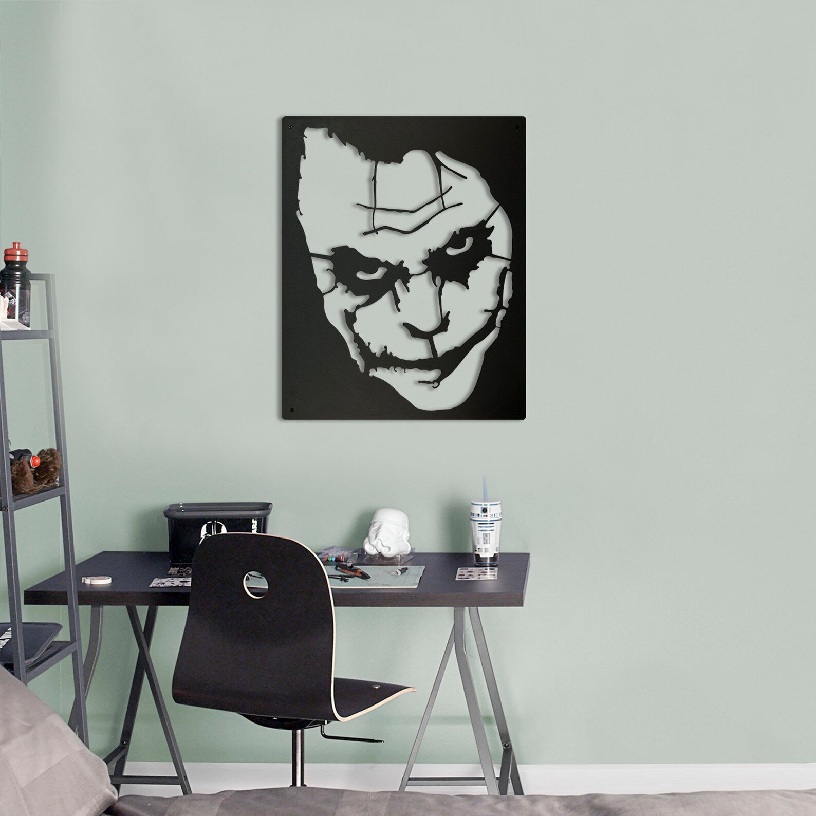 Joker Metal Wall Art: Unique Home Decoration (19x24 Inc) - Etsy