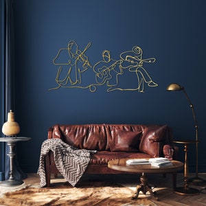 Minimalist Orchestra Decor, Orchestra Decor, Metal Wall Art, Wall Decor ...