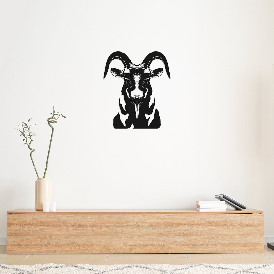 Goat Metal Decor, Metal Wall Decor, Housewarming Decor, Metal Wall Art ...