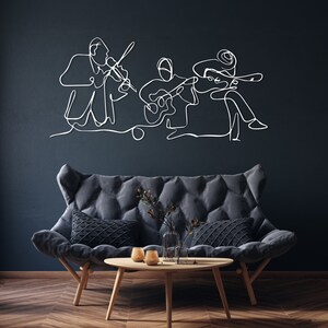 Minimalist Orchestra Decor, Orchestra Decor, Metal Wall Art, Wall Decor ...