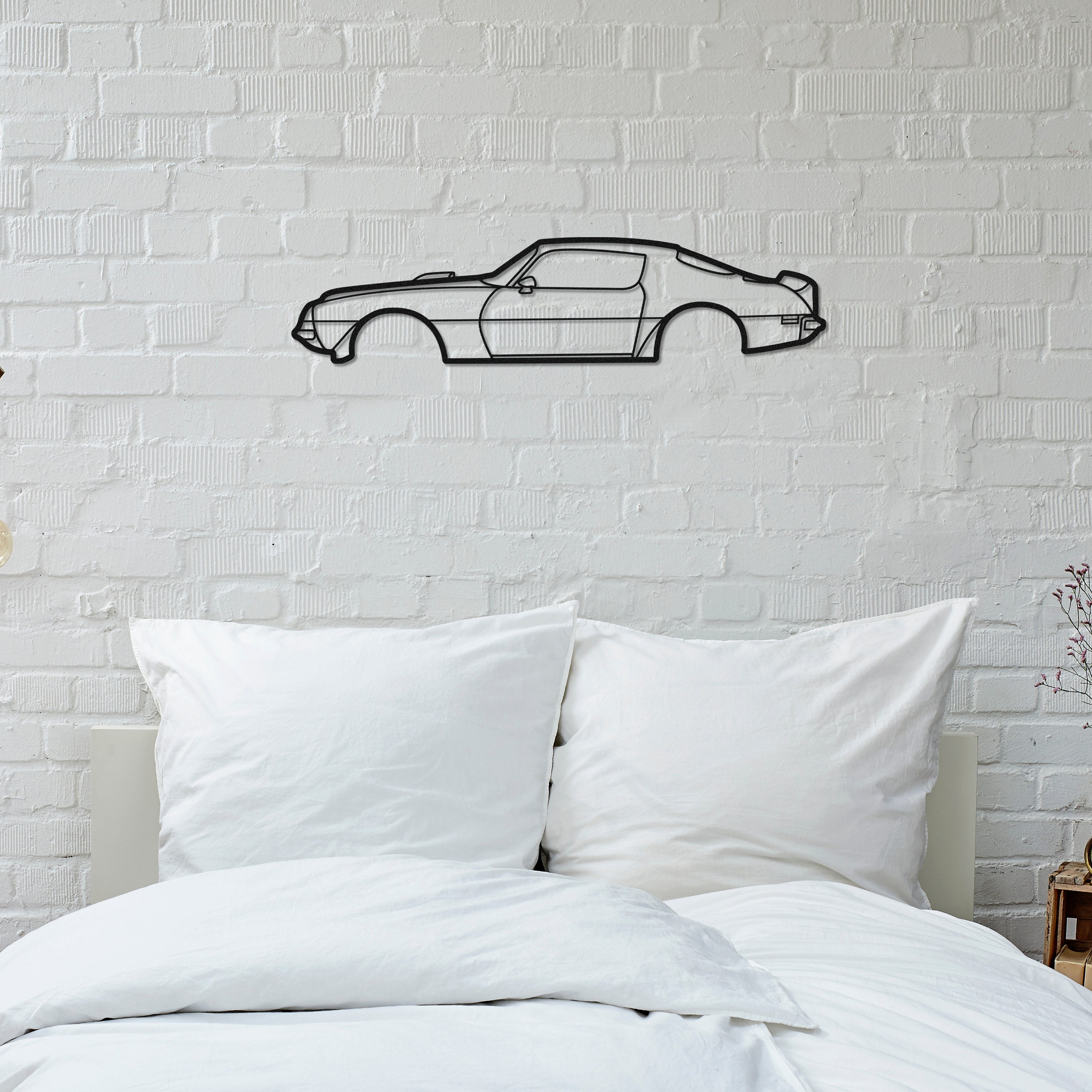 1977 Pontiac Firebird Silhouette Metal Wall Art: Garage Decor - Etsy