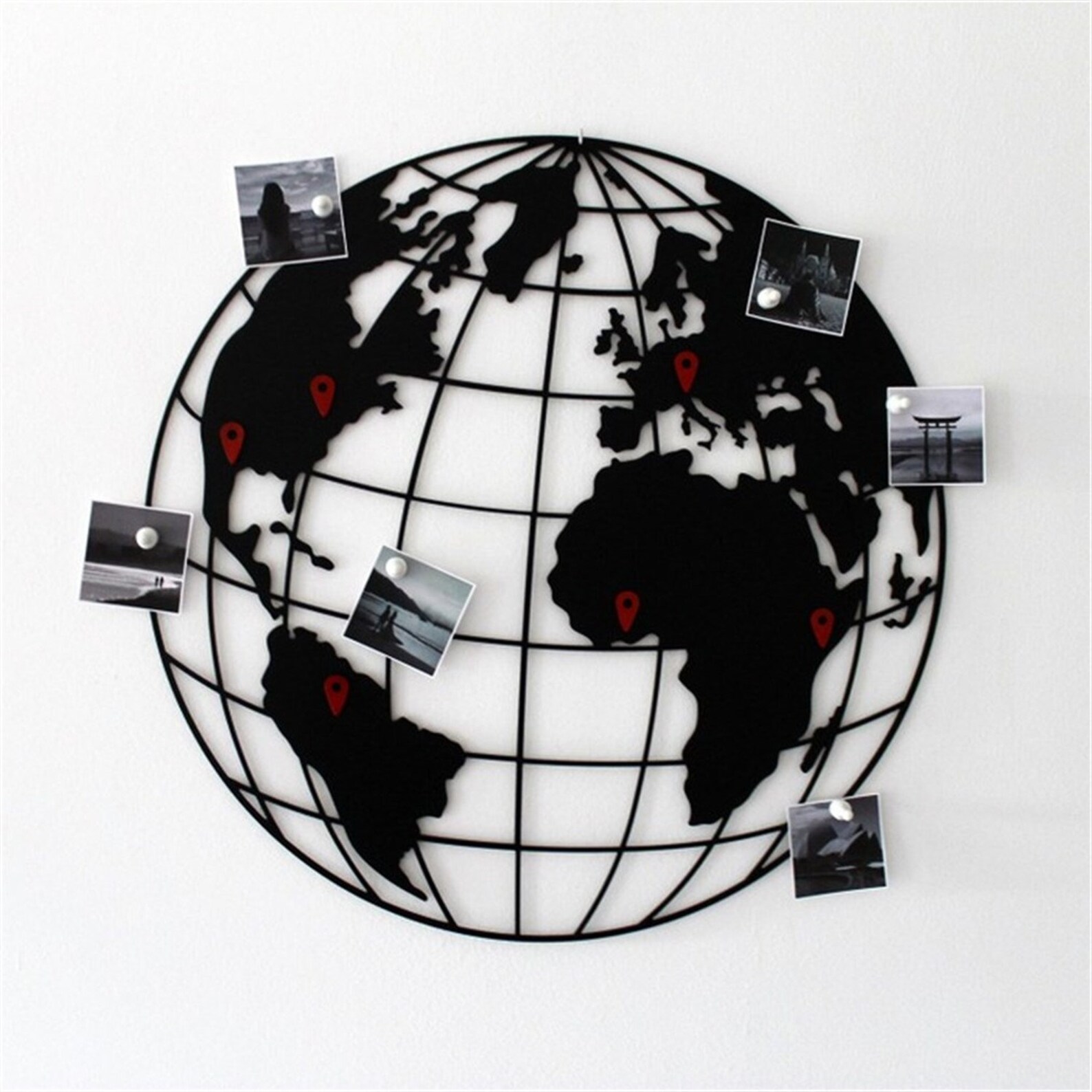 Metal World Map Metal Wall Decor Metal Wall Art Metal Wall - Etsy