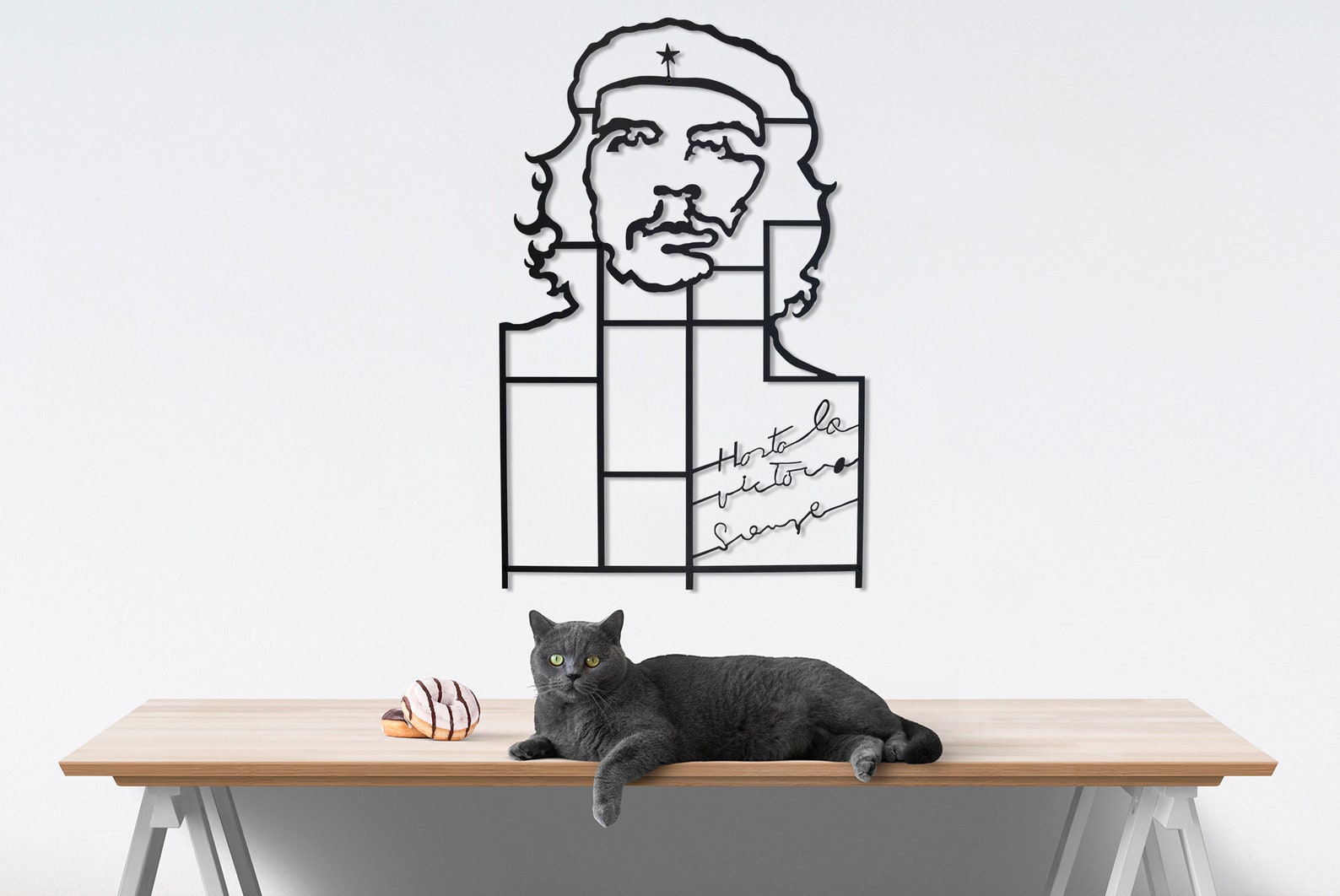 Che Metal Wall Decor Metal Wall Decor Art Work Metal Wall | Etsy