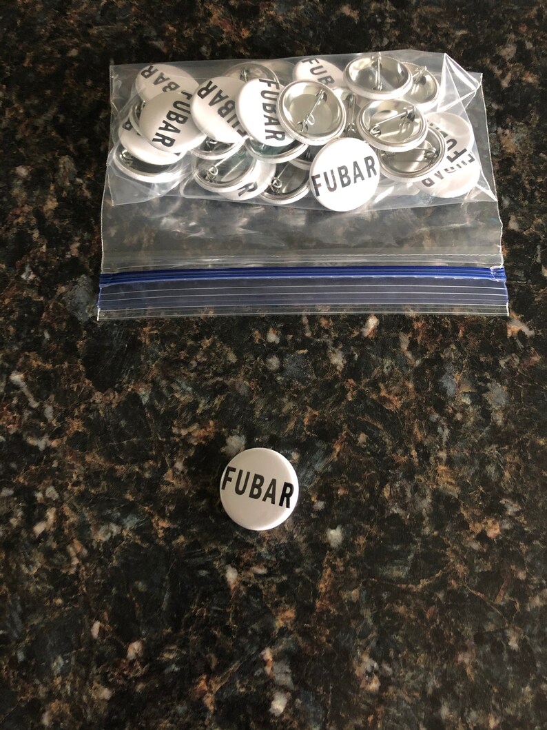 FUBAR Button – Funny Military Humor Pin, Tactical Gift - Etsy