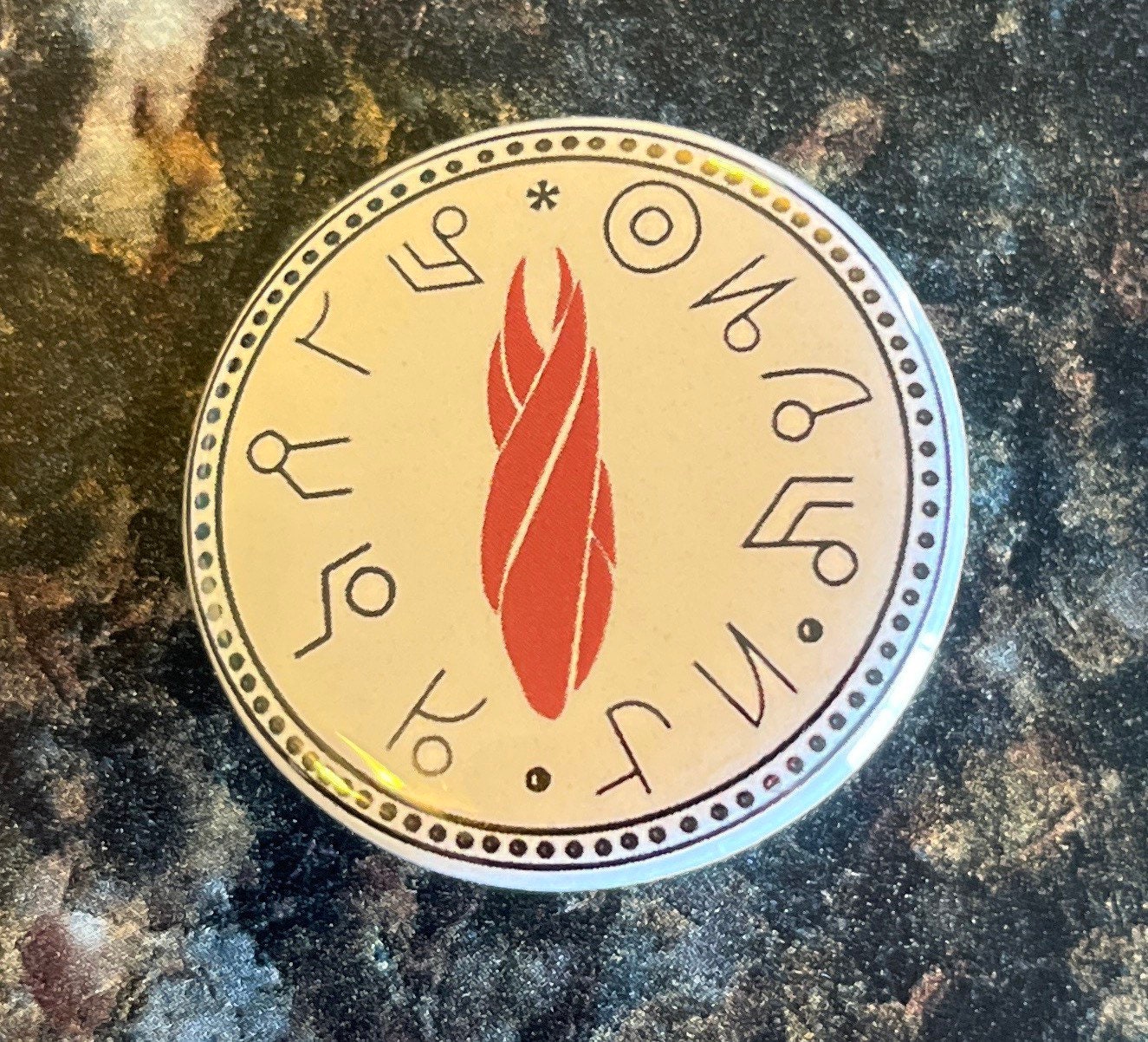 Dead Space: Make Us Whole Unitology Button With Red Marker - Etsy