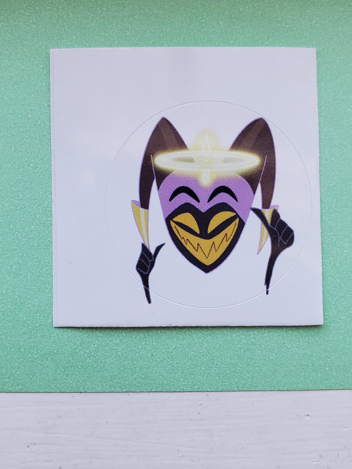 Hazbin Hotel Adam Scroll Inspired Sticker - Etsy