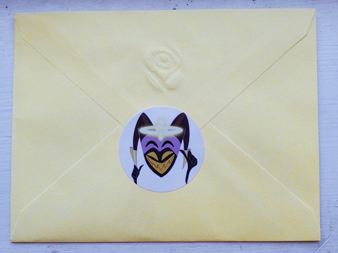 Hazbin Hotel Adam Scroll Inspired Sticker - Etsy