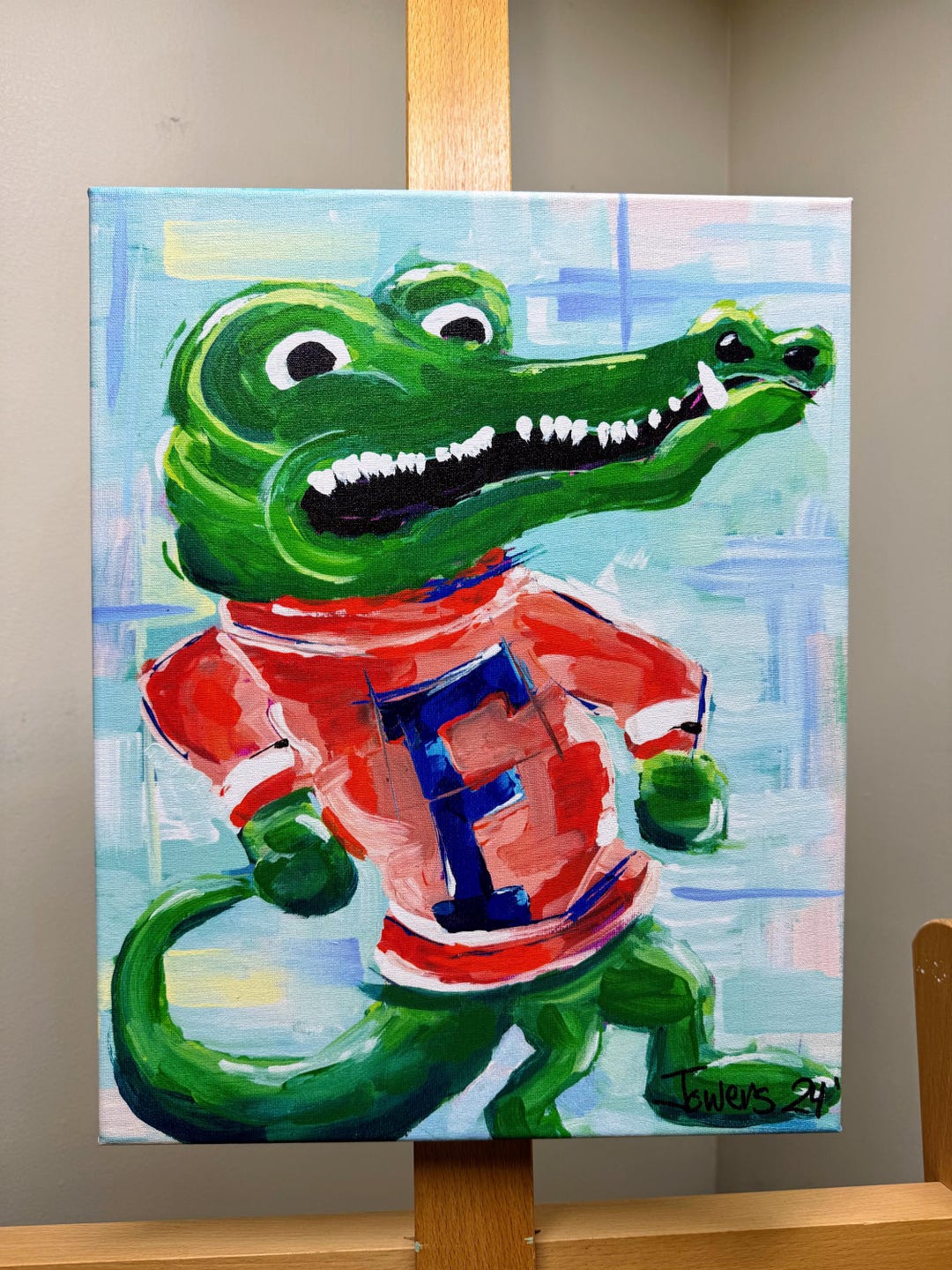 UF Gator Canvas Print: Florida Gators Mascot Art - Etsy