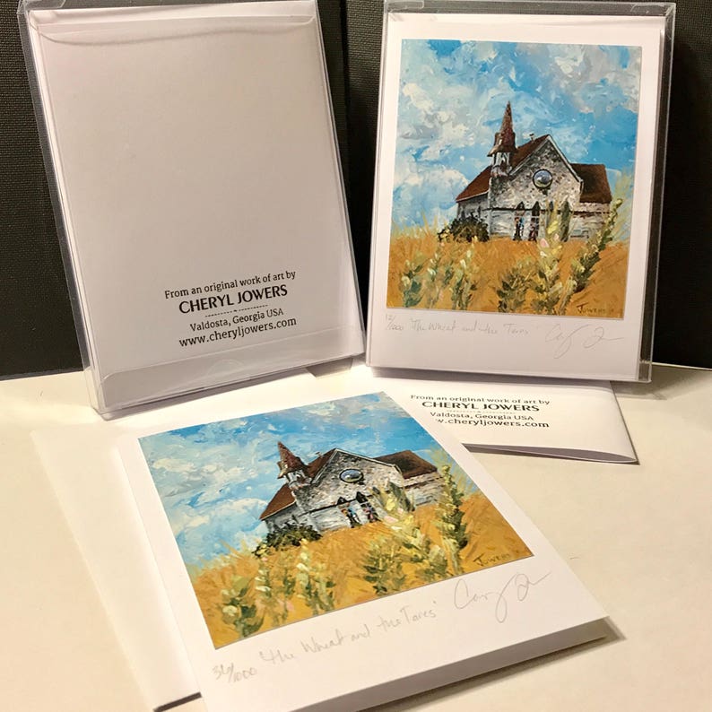 Old Church Fine Art Print Boxed Set of 8 Greeting Cards, Signed and ...