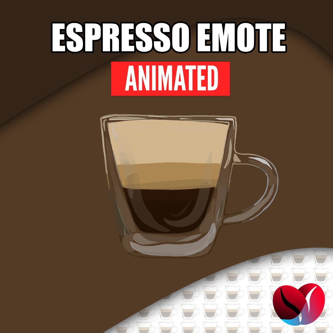 ANIMATED Espresso Emote for Twitch - Etsy