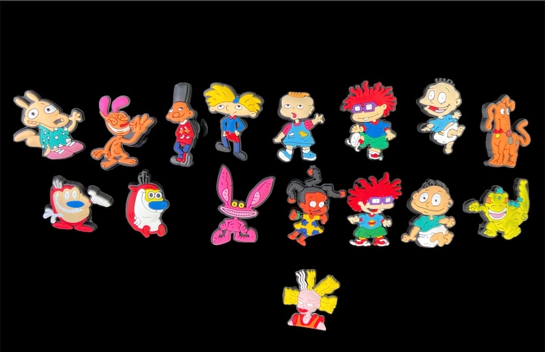 90s Nickelodeon Croc Charm Nickelodeon Characters 90s Nickelodeon Shoe ...