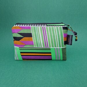 Small Zip Pouch, African Print Pouch Bag Kofi Print - Etsy