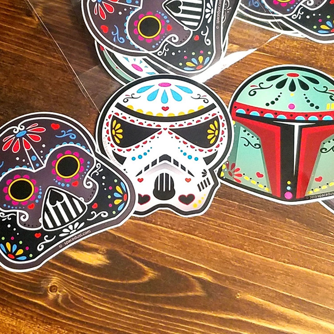 Stickers: Star Wars-darth Vader, Boba Fett, Storm Trooper, Kylo Ren ...