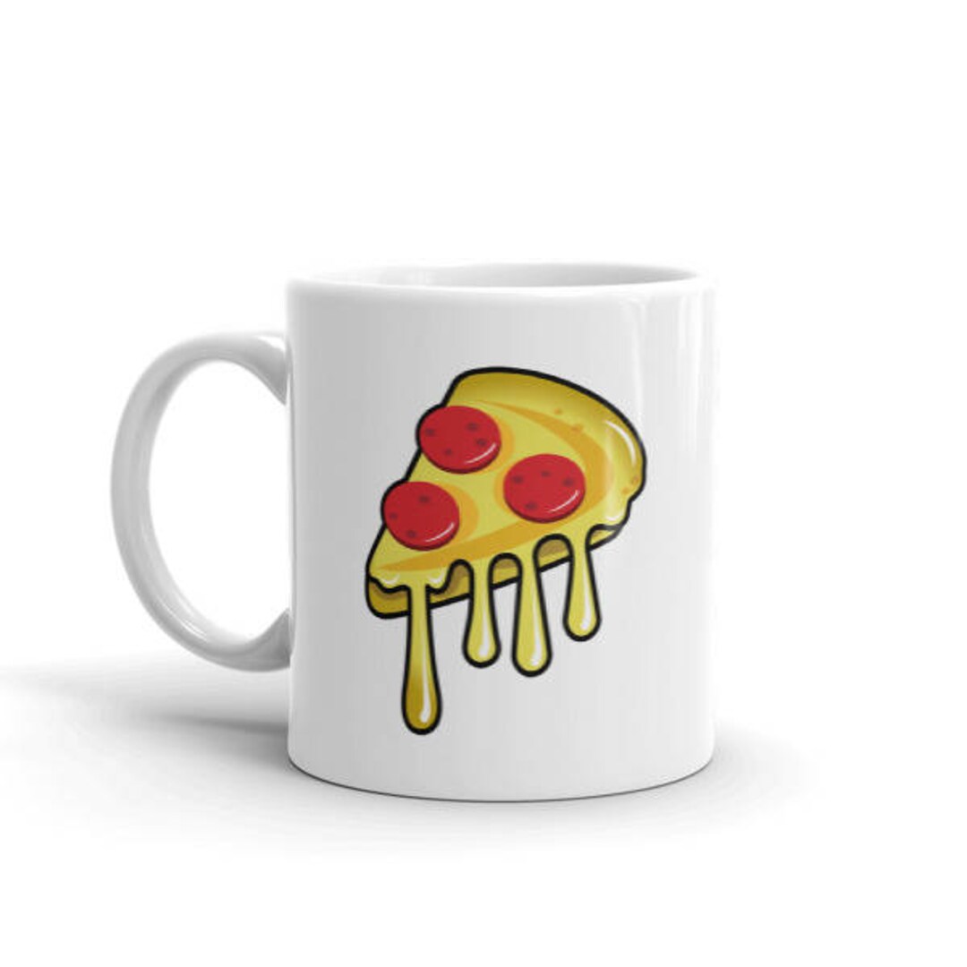 Extra, Extra Cheese on My Pepperoni Pizza Slice Coffee Mug - Etsy