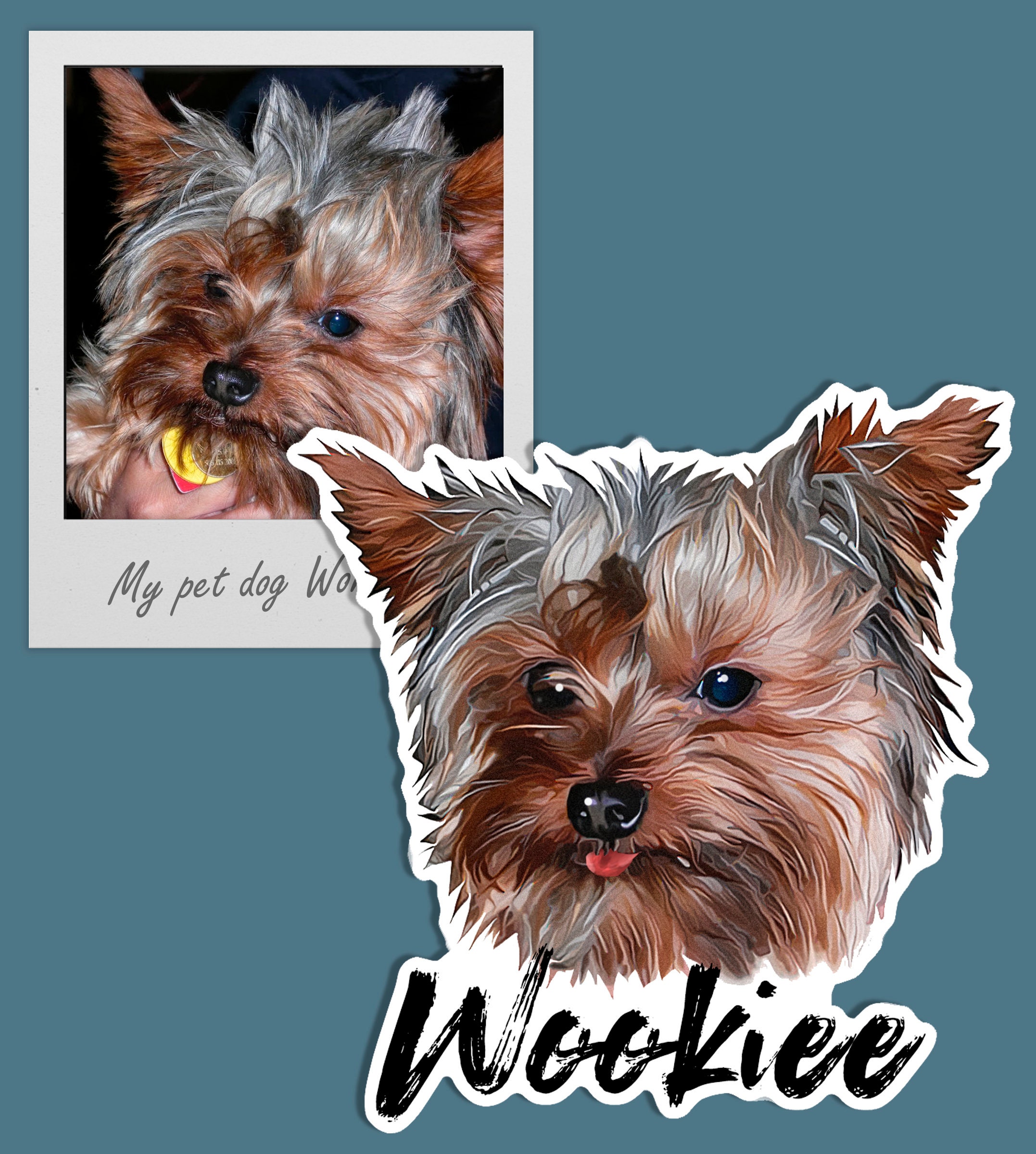 Pet Portrait Window Stickers Car Decals. in Memory or Honor | Etsy