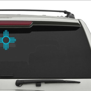 Zia Symbol Sticker / Decal New Mexico State Zia Pueblo Sun Symbol ...