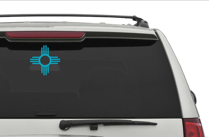 Zia Symbol Sticker / Decal New Mexico State Zia Pueblo Sun Symbol ...