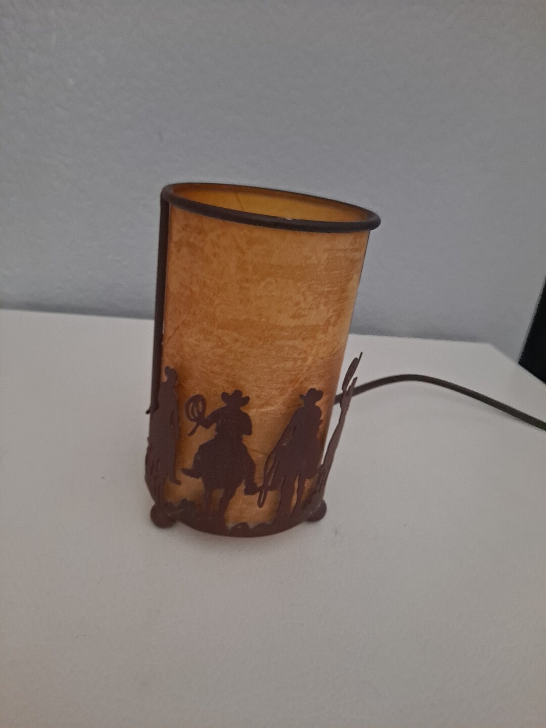 Cowboy Western Table Lamp - Etsy