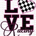 LOVE Racing Digital File SVG PNG DxF | Etsy
