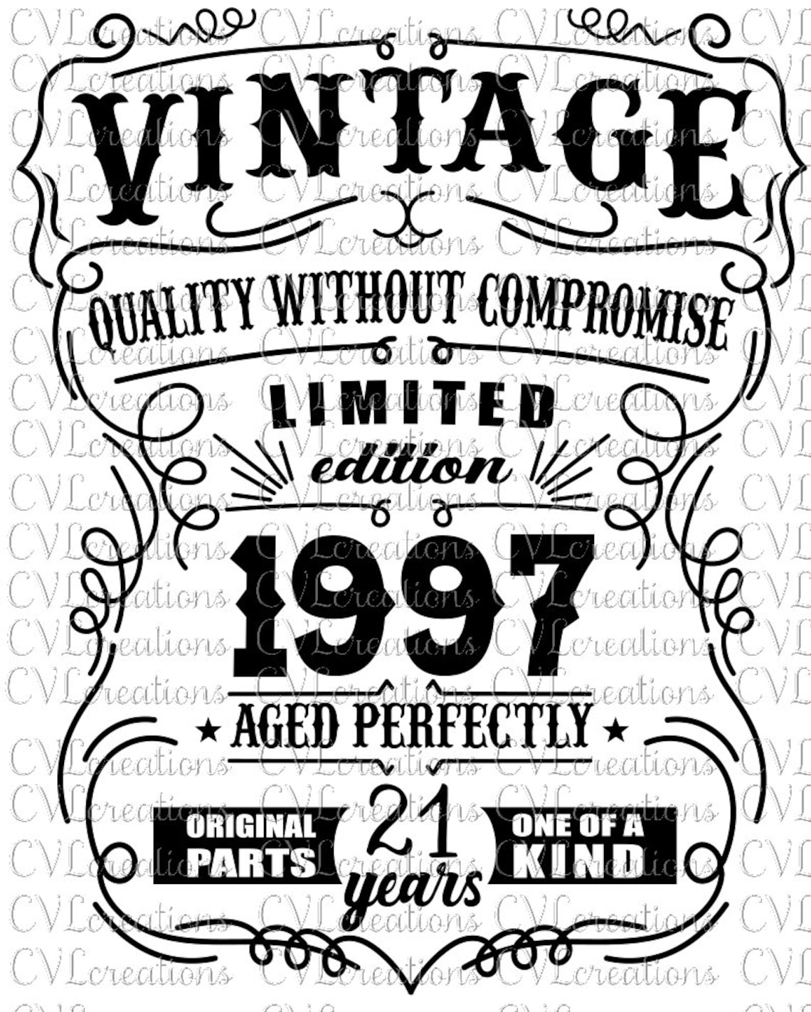 Customized:vintage Quality Without Compromise Limited Edition Birthday ...