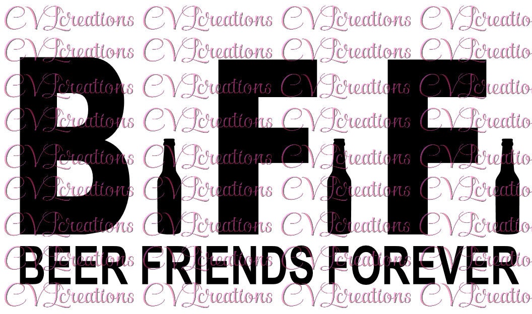 Beer Friend Forever Digital File SVG PNG DXF | Etsy