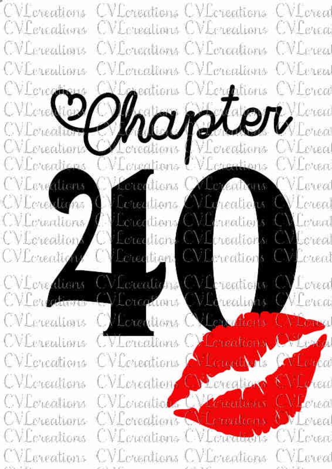Chapter 40 Lips Digital File SVG PNG DXF - Etsy