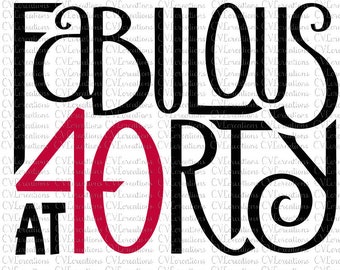 Fabulous at 40 - Etsy