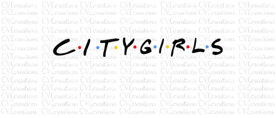 City Girls Words Digital File SVG PNG DXF Pdf Eps - Etsy