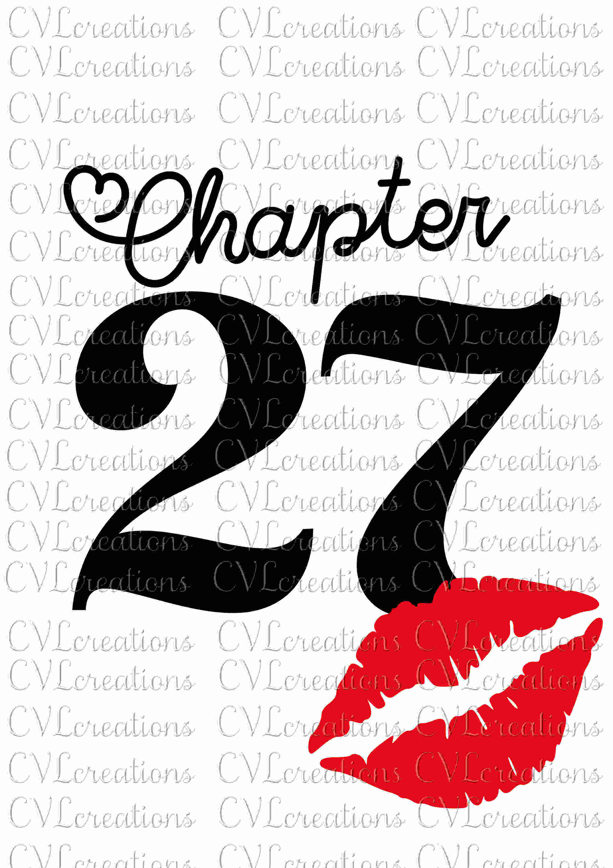 Chapter 27 Lips Digital File SVG PNG DXF - Etsy