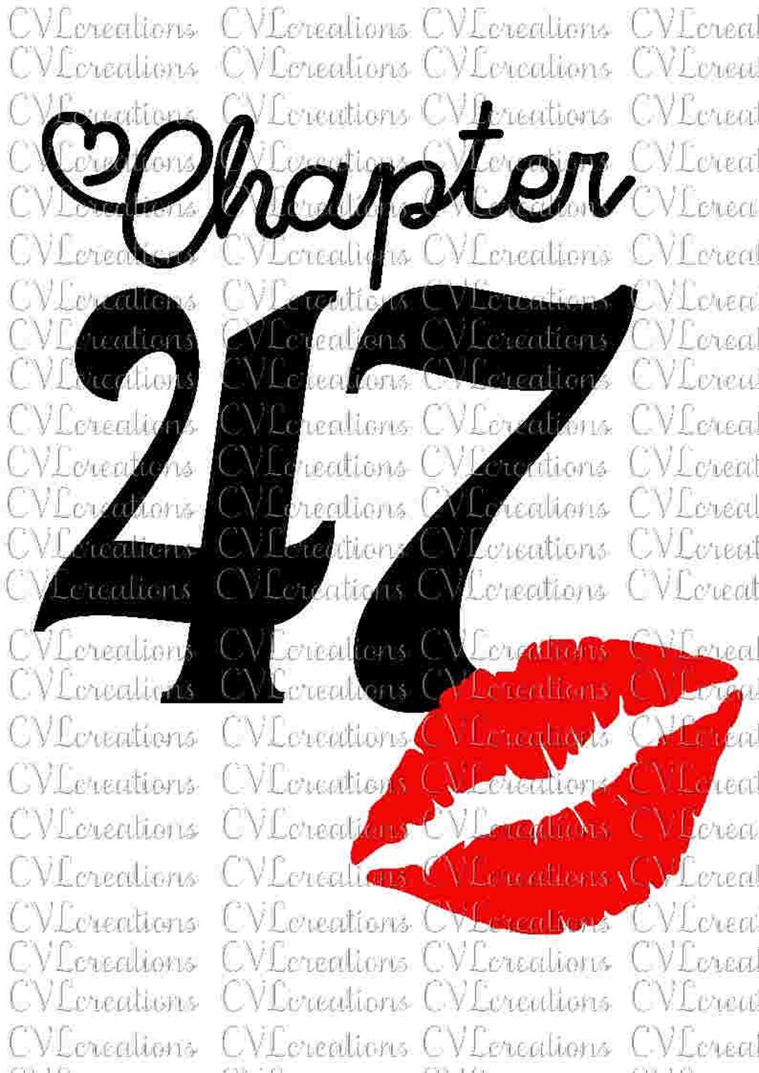 Chapter 47 Lips Digital File SVG PNG DXF - Etsy