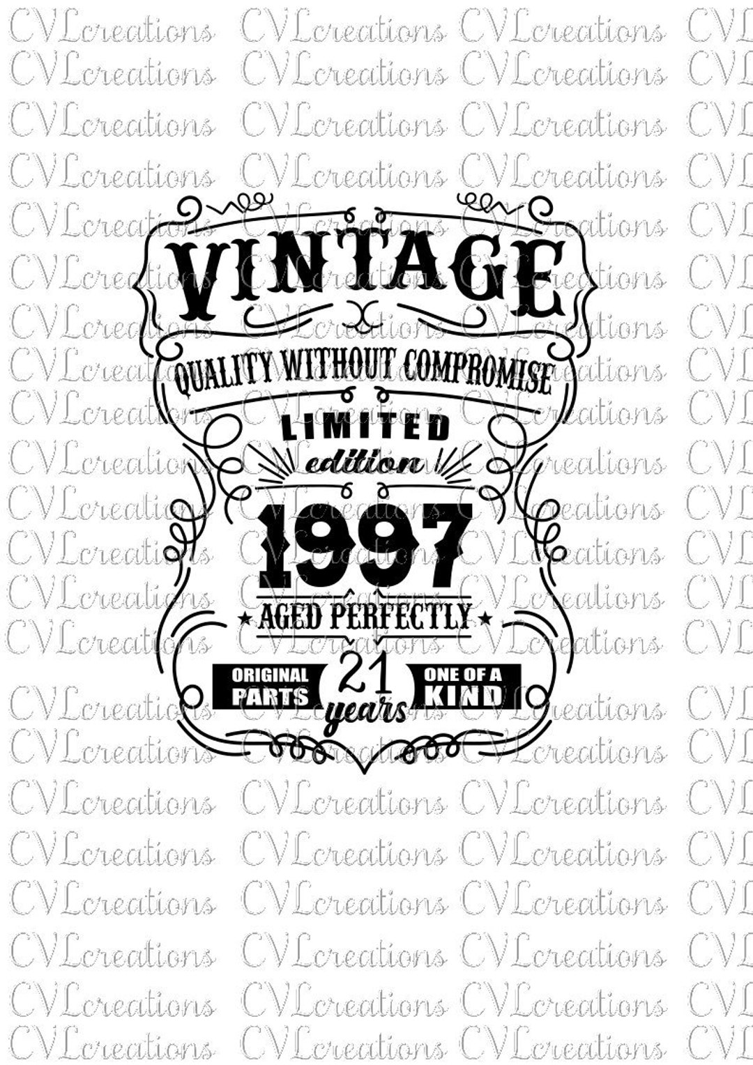 Customized:vintage Quality Without Compromise Limited Edition Birthday ...