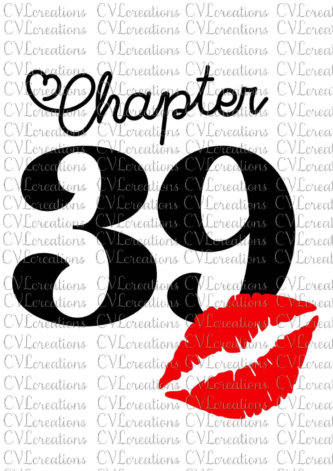 Chapter 39 Lips Digital File SVG PNG DXF - Etsy