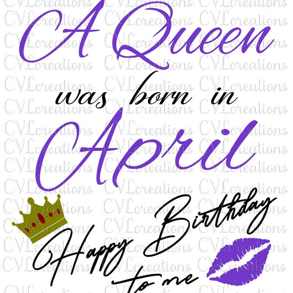 Born in April - Etsy