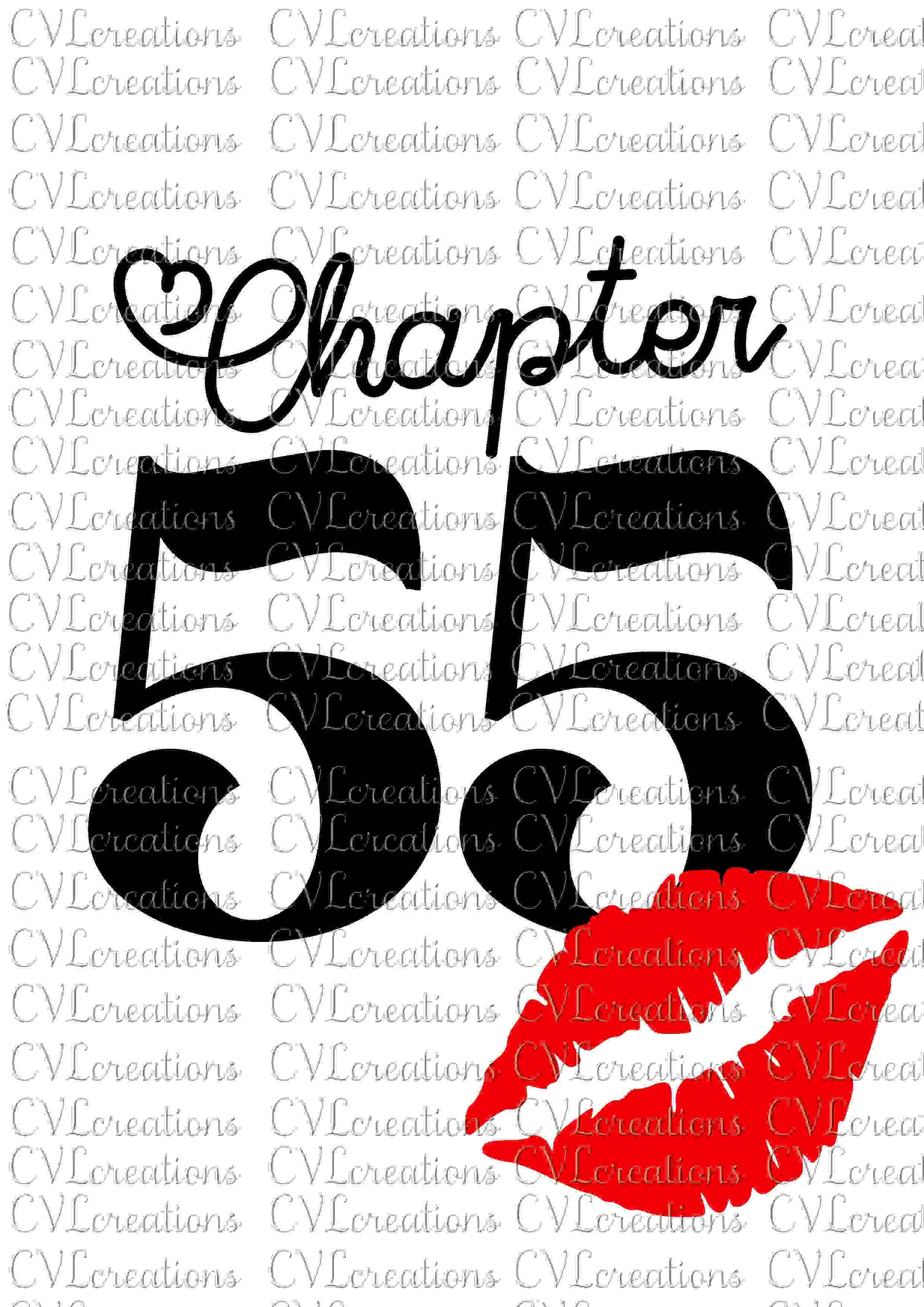 Chapter 55 Lips Digital File SVG PNG DXF - Etsy