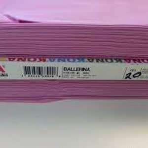 1/2 YD Kona Solid Ballerina Pink, Kona Pink Solid Fabric, Lavender Pink ...