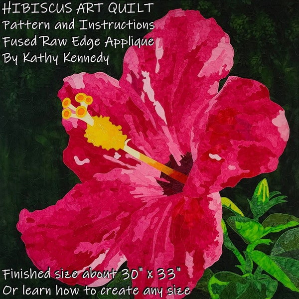 Hibiscus Quilt - Etsy