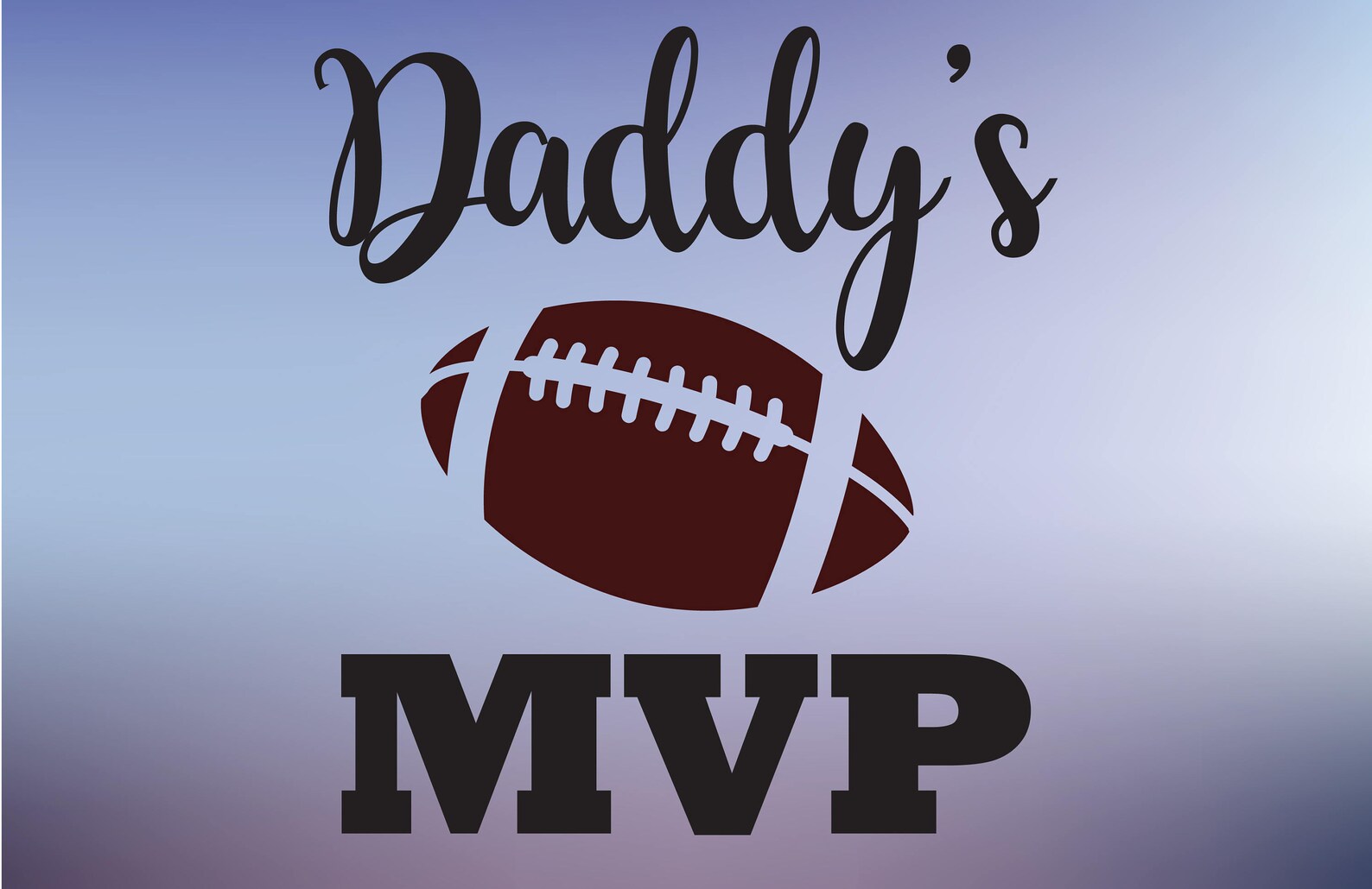 Daddy's MVP SVG Cut File Football Svg Mama's Boy - Etsy