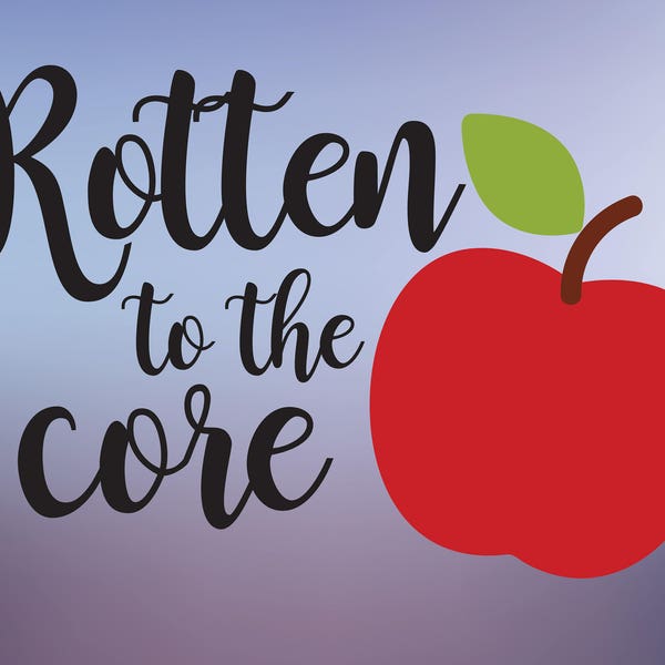 Rotten to the Core - Etsy