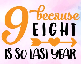 9 Was so Last Year - Etsy