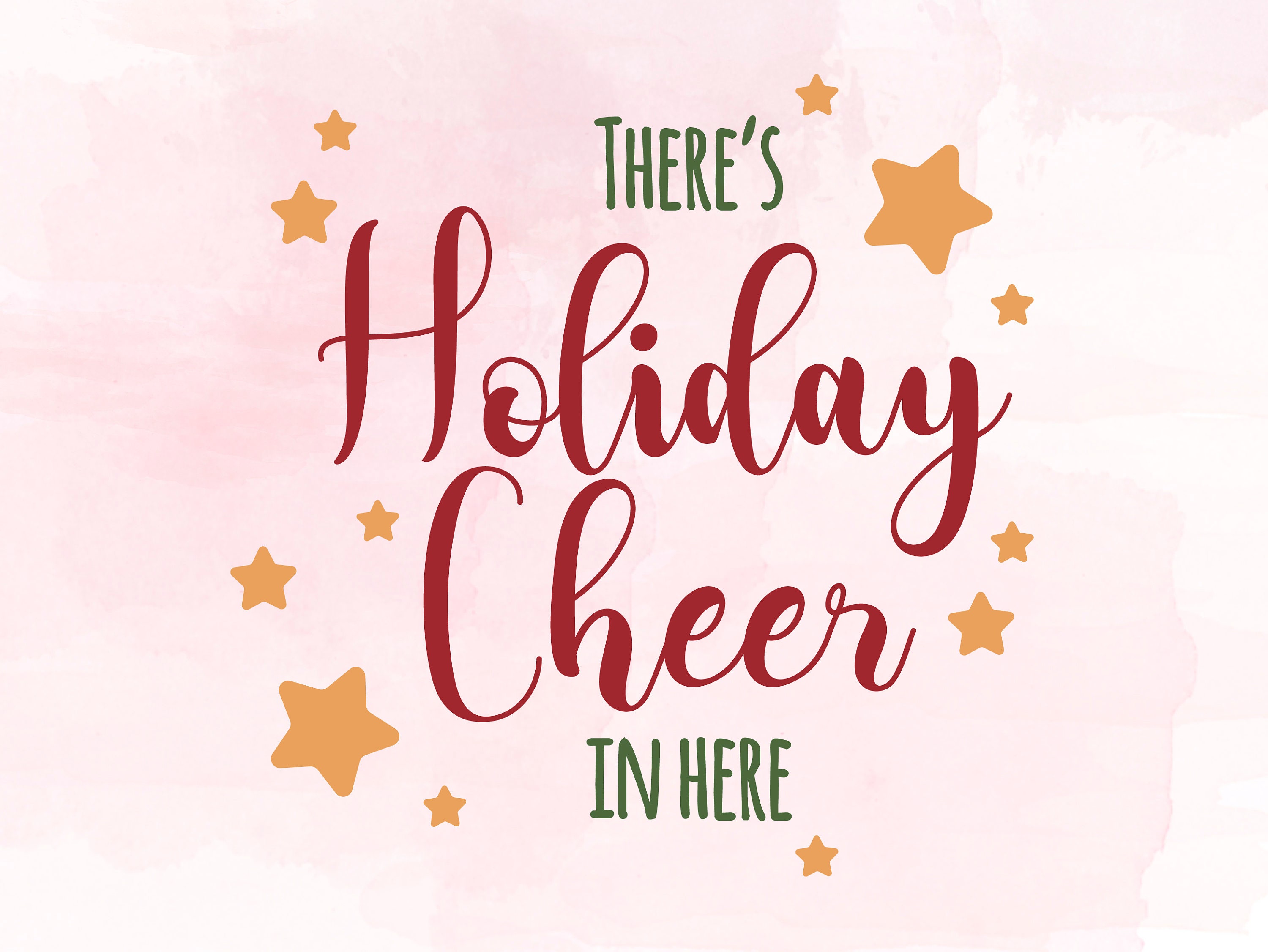 Holiday Cheer Svg Christmas Cut File Christmas Svg Etsy
