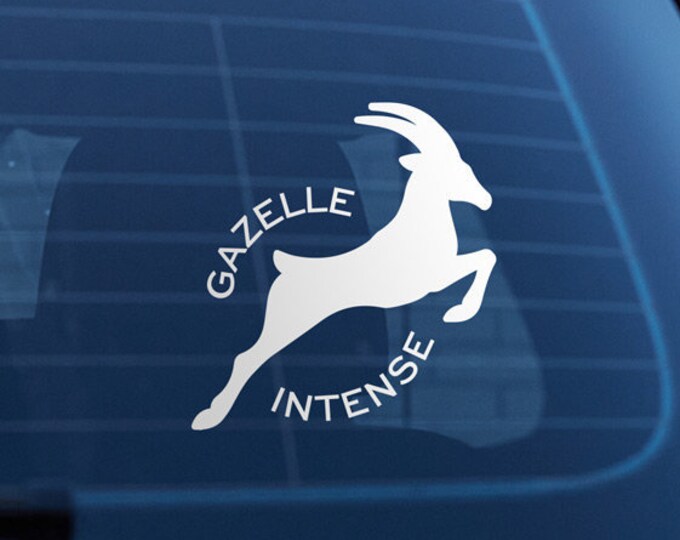Gazelle Intense Vinyl Decal for Cars, Dave Ramsey Bumper Sticker - Etsy