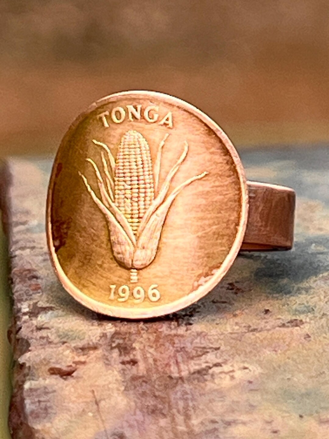 Tonga Penny Ring | Tonga 1 Cent | Tonga Island | Tonga Jewelry | Tonga ...