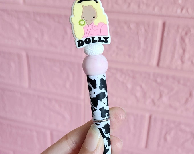 DOLLY BEADED PEN | Pink Cowgirl Pen | Western Office Supplies | Western ...