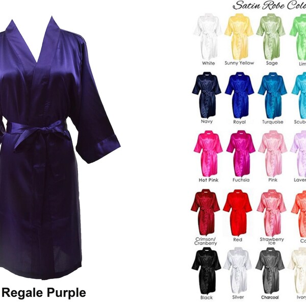 Satin Robe - Etsy