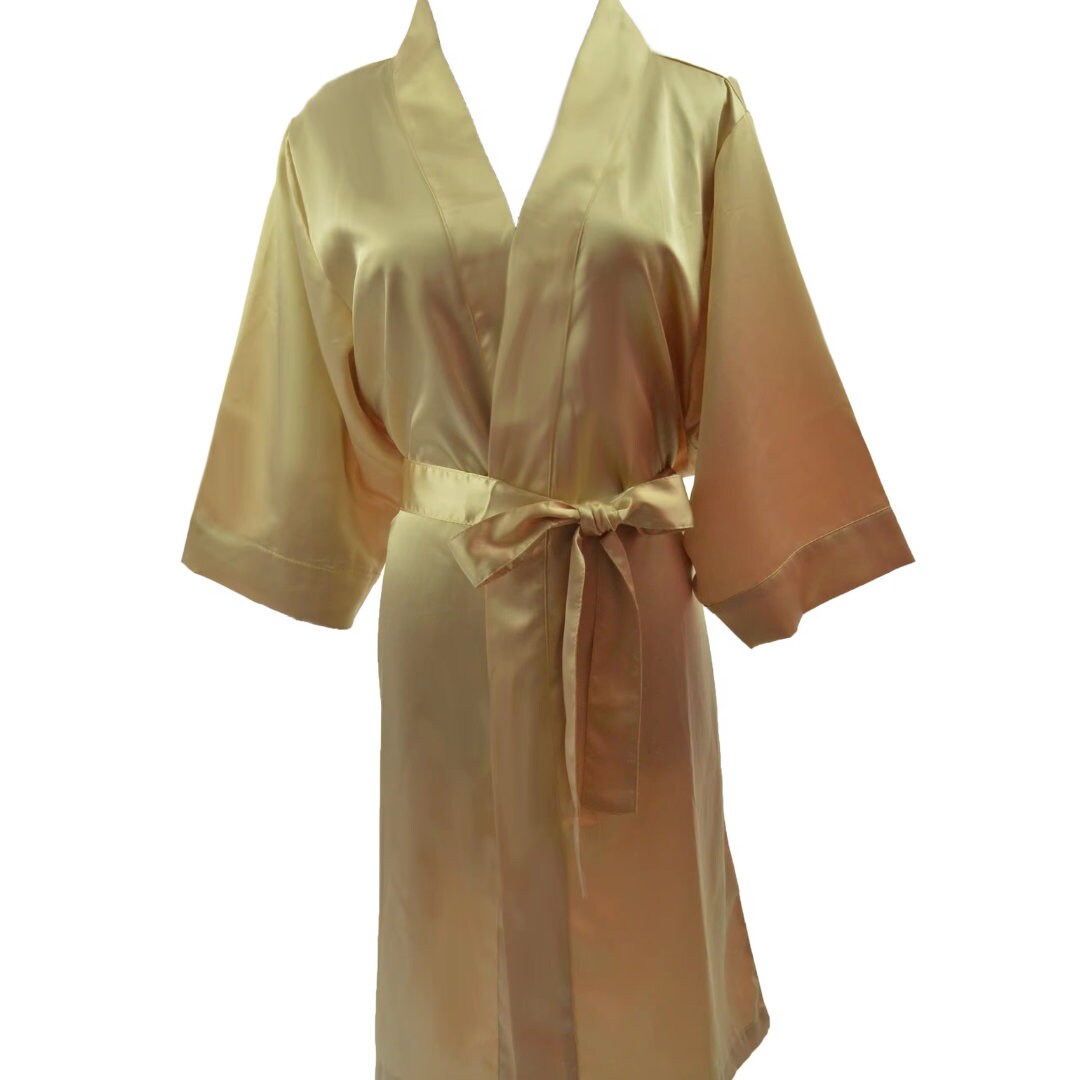 Champagne Robe | Champagne Bridesmaid Robe | Champagne Wedding Robes ...