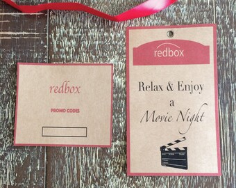 Printable Redbox Gift Card Tag Printable Card Gift for - Etsy