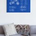 Motogp Blueprint Motorcycle Gift Wall Art A2 A3 A4 Unframed - Etsy